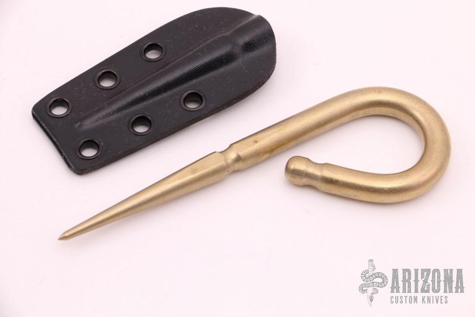 Bronze Candy Cane Spike - Arizona Custom Knives