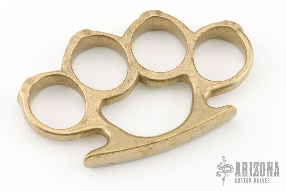 Classic Flat Top Brass Knuckles - Arizona Custom Knives
