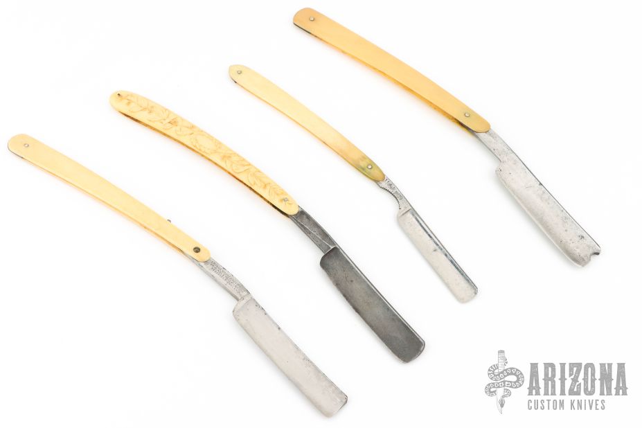Four Vintage Straight Razors - Arizona Custom Knives