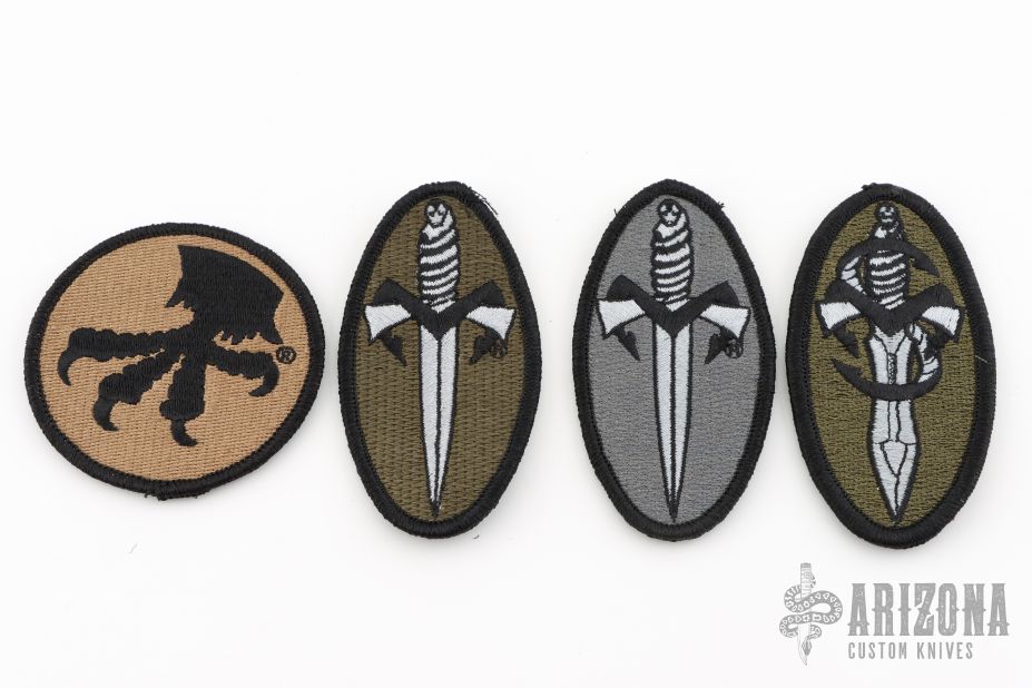 4X Microtech/Marfione Custom Patches - Arizona Custom Knives