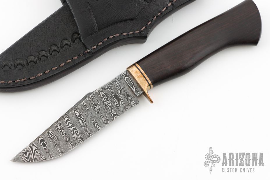 Damascus Hunter - Arizona Custom Knives