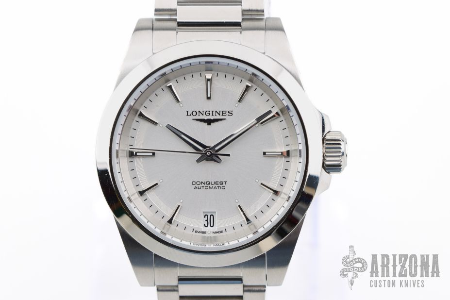 L3.430.4.72.6 Longines Conquest Automatic Silver Dial Unisex Watch ...