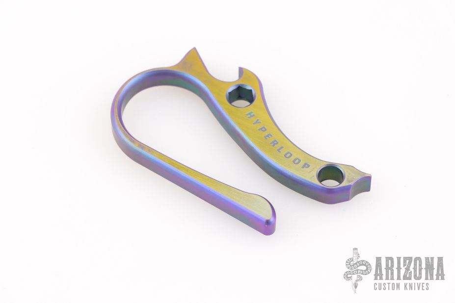 Bikkhu - Damasteel & Black Timascus #0117 - Arizona Custom Knives