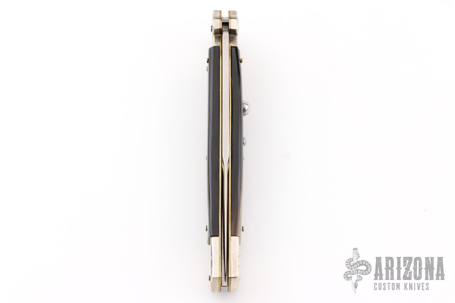 11" Maltese Cross Stiletto - Buffalo Horn - Arizona Custom Knives