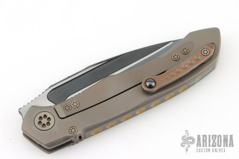 ANAX - Blued W2 Hamon - Arizona Custom Knives