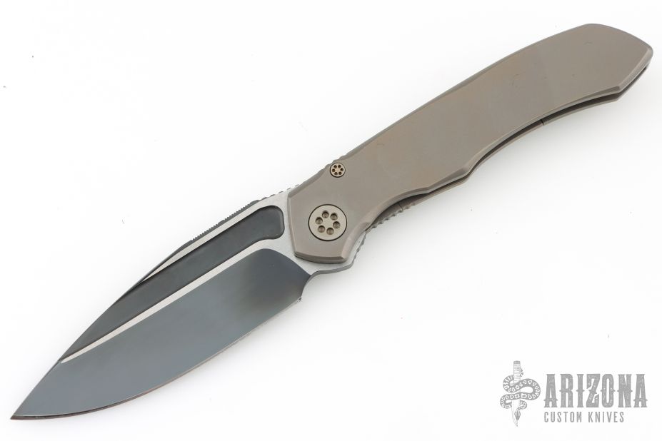 ANAX - Blued W2 Hamon - Arizona Custom Knives