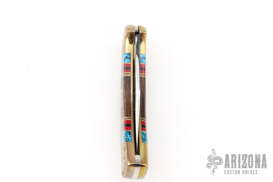 Custom 112 Buck Lockback - Buffalo - Arizona Custom Knives