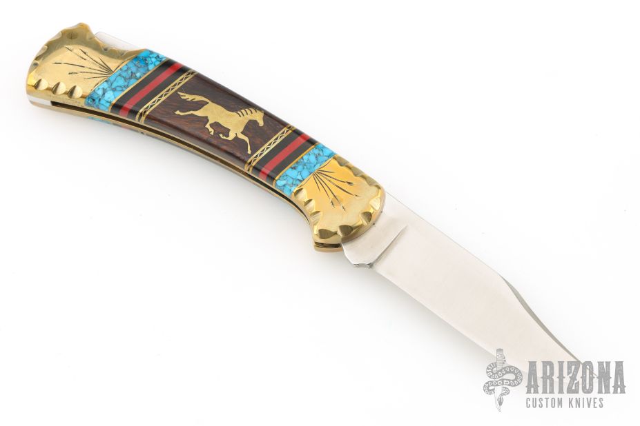 Buck 112 Lockback - Horse - Arizona Custom Knives