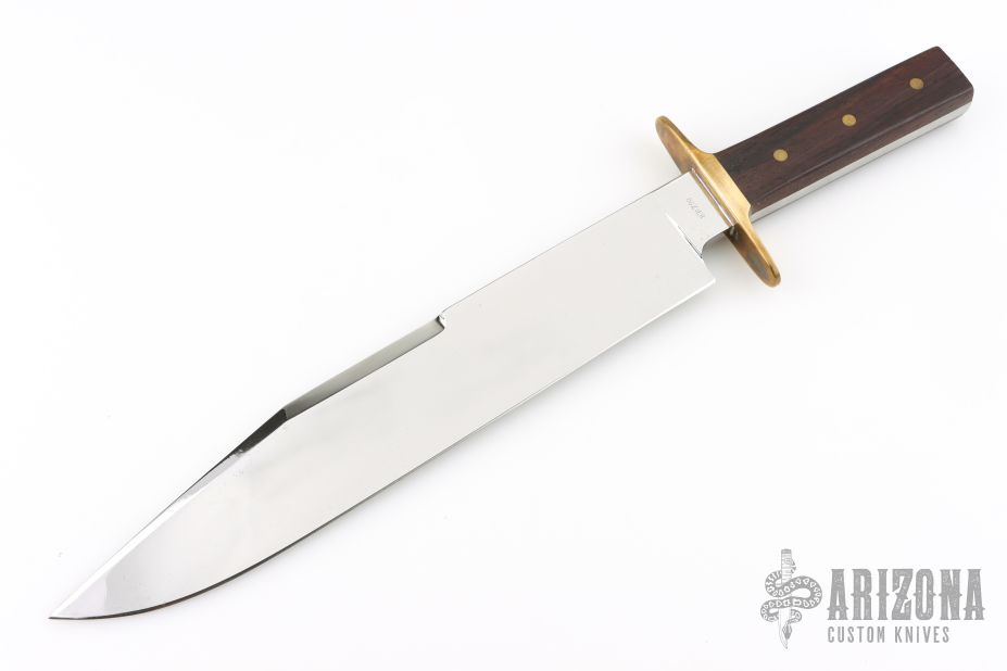 Shaw-Leibowitz Engraved Bowie - Western Bar Room Gambling Scene w ...