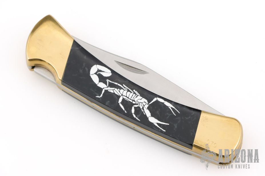 Custom Buck Model 110 #070 Scorpion - Arizona Custom Knives