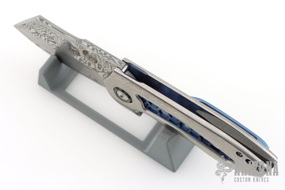 Mini Dao - Damascus - Arizona Custom Knives