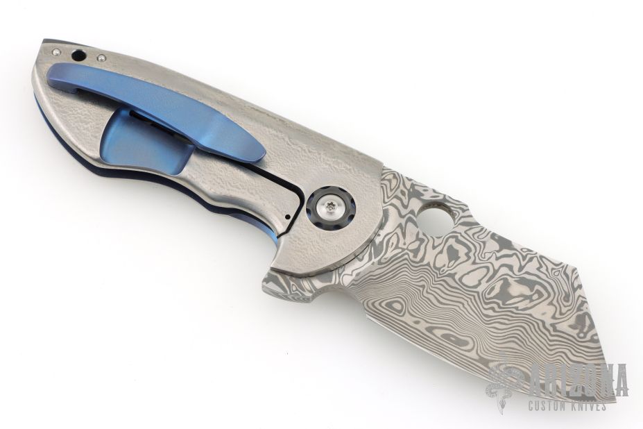 Mini Dao - Damascus - Arizona Custom Knives