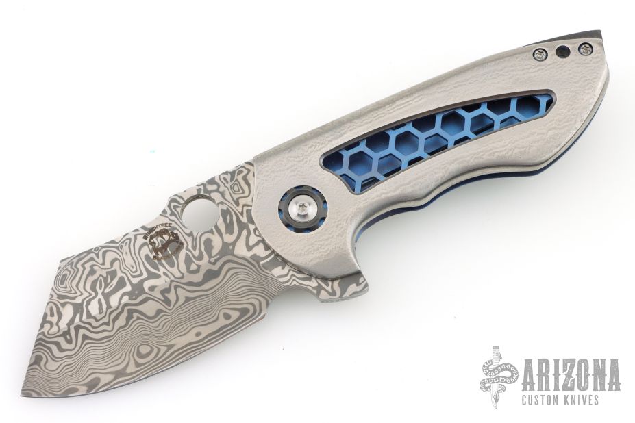 Mini Dao - Damascus - Arizona Custom Knives