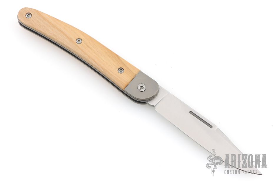JK1 GBK Jack Slipjoint - Olivewood - Arizona Custom Knives