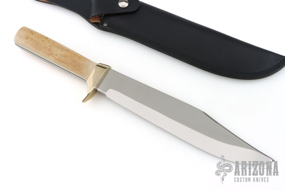Limited Edition Bowie - 1of8 Genuine Mastodon Ivory - Arizona Custom Knives