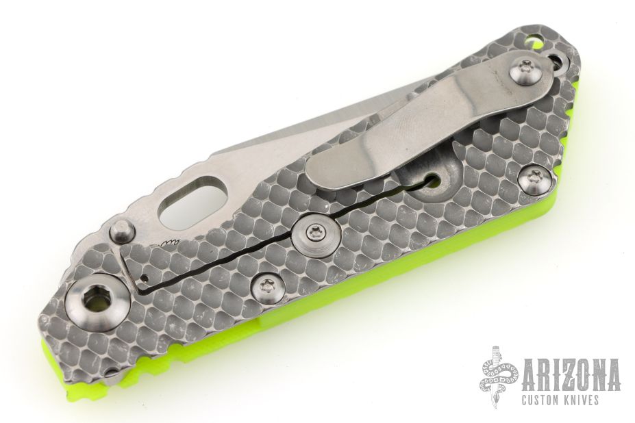 SnG DGG Bowie - Dayglow G-10 - Magnacut - Arizona Custom Knives