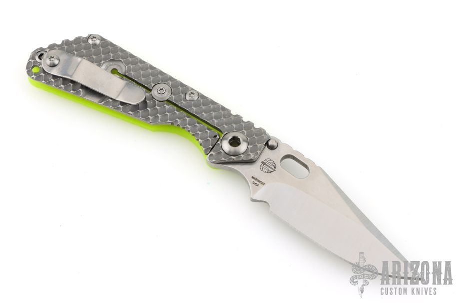 SnG DGG Bowie - Dayglow G-10 - Magnacut - Arizona Custom Knives