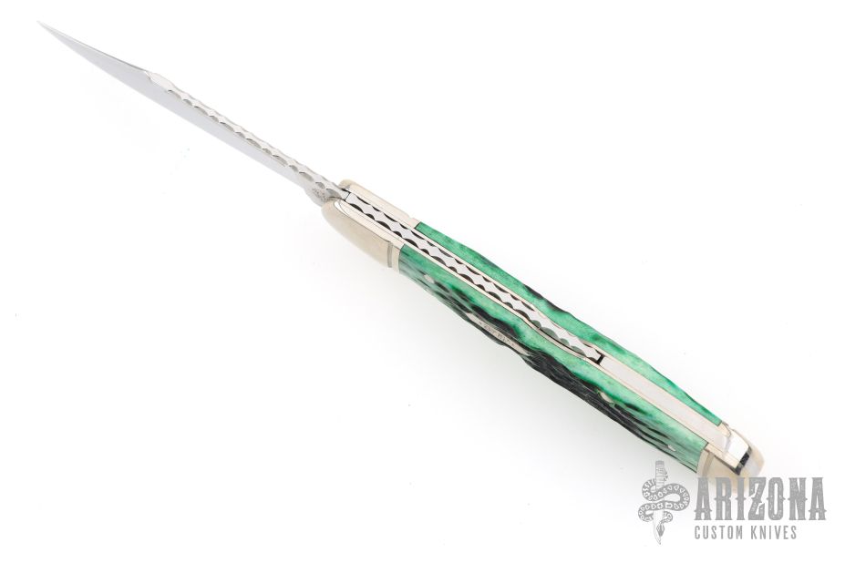 61549LSS Case XX Select Copperlock - Green Jigged Bone - Arizona Custom ...