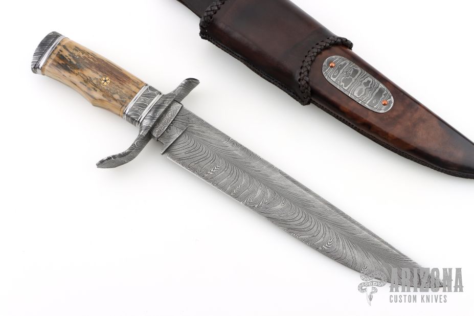Sole-Authorship Bowie Fighter - Arizona Custom Knives