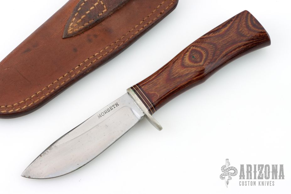 Drop Point Hunter - Laminated Blade Steel - Arizona Custom Knives