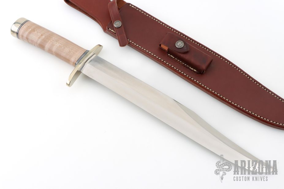 Model 12-13 Randall Thorp Bowie - Maple - Arizona Custom Knives