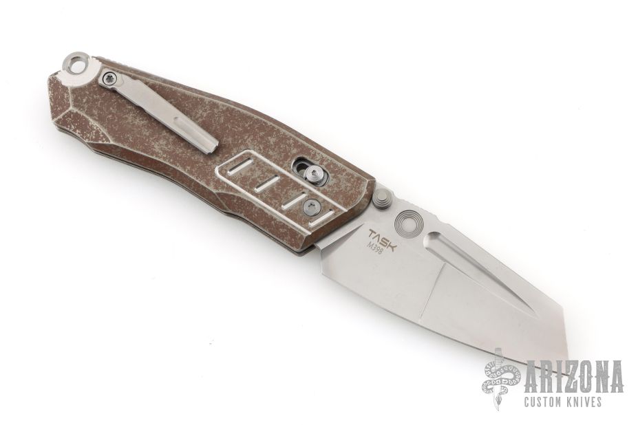 TASK Vader Prototype Rusty Tank Blade Show 2025 - Arizona Custom Knives