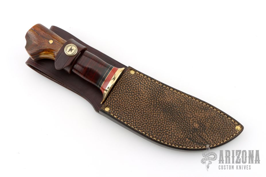 Hammer Marked Woodmonk Hunter - Arizona Custom Knives