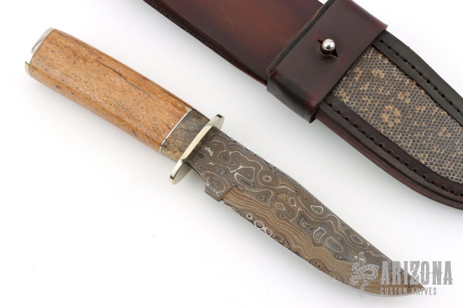 Stellar Sea Cow Rib Hunter - Arizona Custom Knives