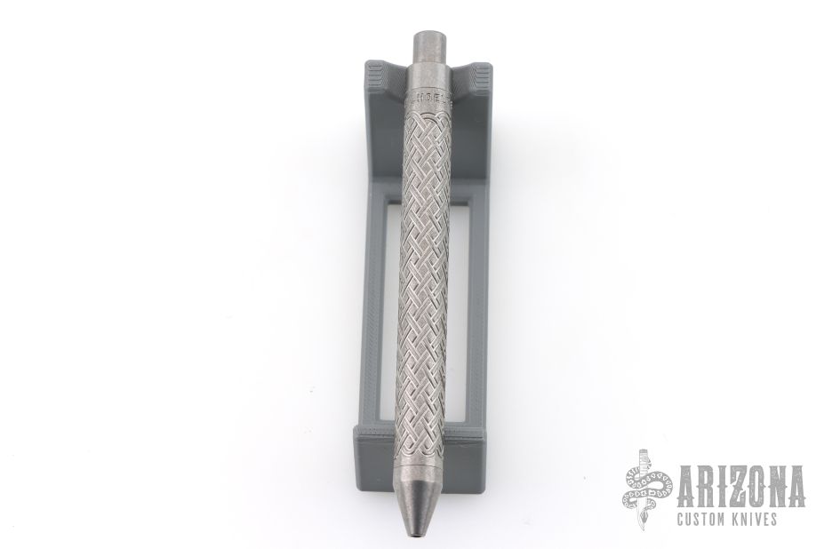 G2 TiCkler Click Pen - Engraved Celtic Knot - Arizona Custom Knives