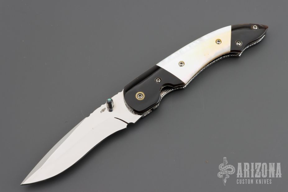 Mother of Pearl Linerlock - Arizona Custom Knives