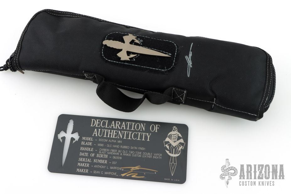Socom Alpha Mini - DLC Hand Rub Satin Finish and Carbon Fiber w/ DLC HW ...
