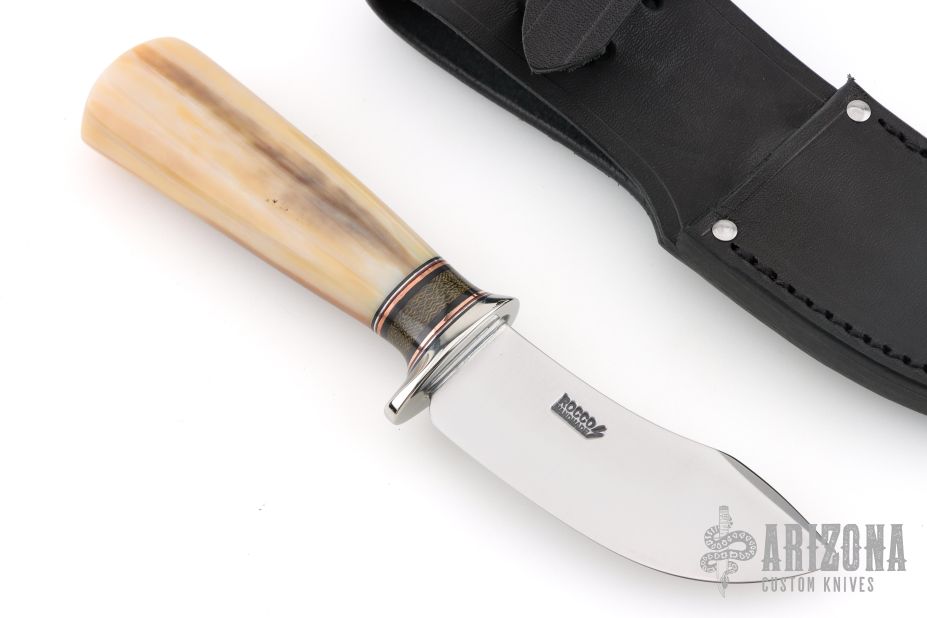 "Woody" - Walrus Ivory - Arizona Custom Knives