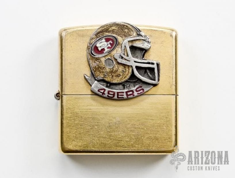 #42 Gold Rush-by-Nick-Pell - Arizona Custom Knives