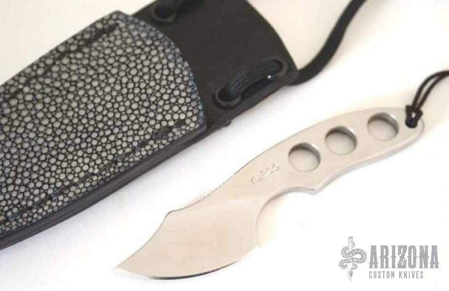 #2265 - Stingray Neck Knife-by-Mickey-Yurco - Arizona Custom Knives