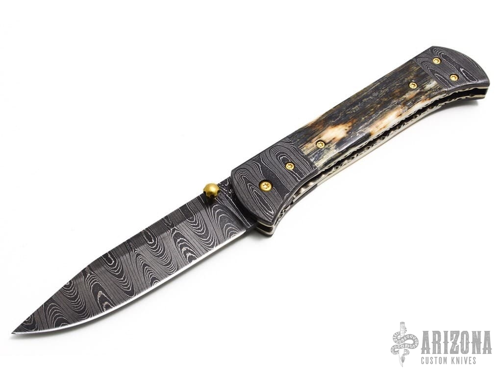 "Canoe" Clip Point Folder-by-Dan-Chinnock - Arizona Custom Knives