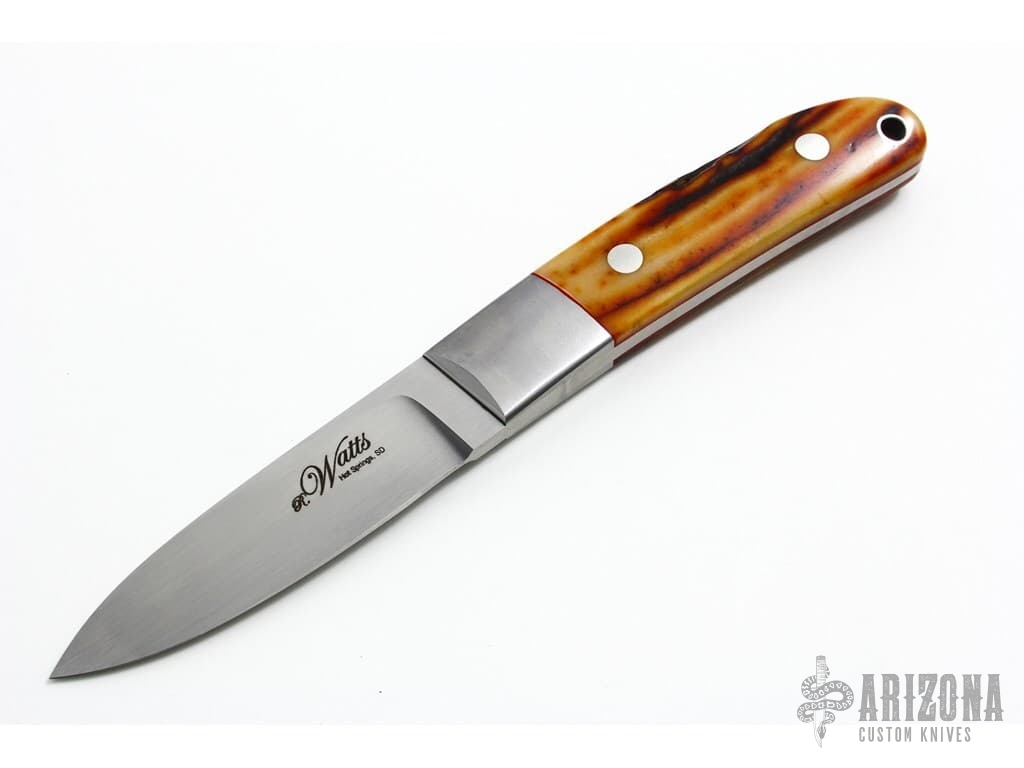Stag Fixed Blade-by-Rod-Watts - Arizona Custom Knives