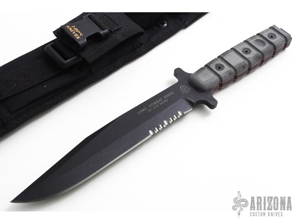 USMC Combat Knife-by--TOPS Knives - Arizona Custom Knives