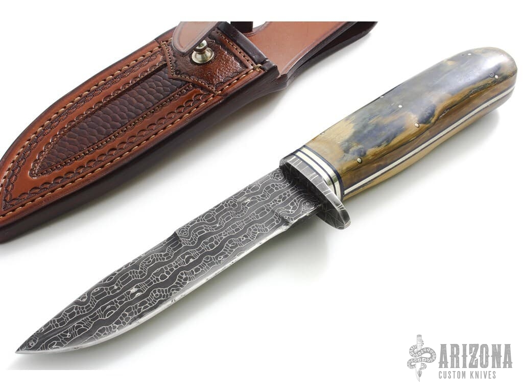 Hunter-by-Kevin (KDC Knives)-Cross - Arizona Custom Knives
