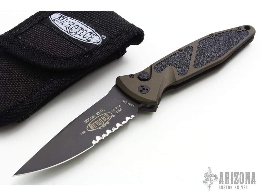 Mini-Socom Elite Auto-by--Microtech Knives - Arizona Custom Knives