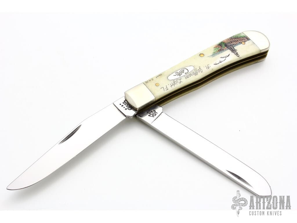 Trapper with Karst Fort Jefferson Lighthouse by Case - Arizona Custom ...