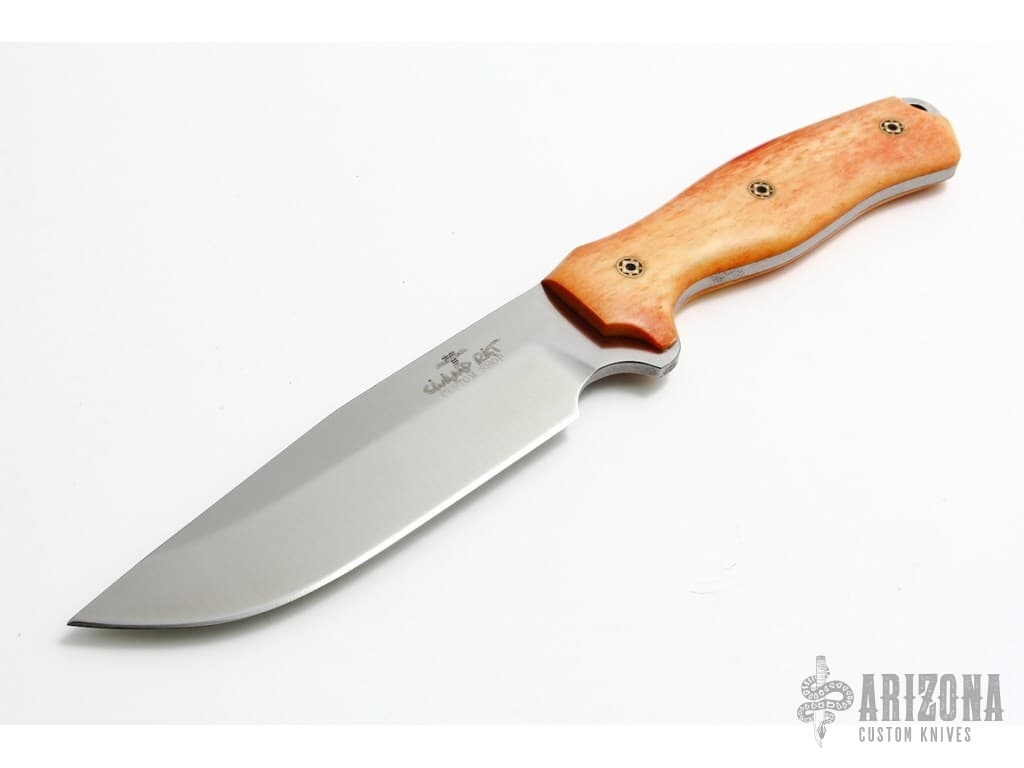 Ratmandu Giraffe Bone by Busse - Arizona Custom Knives