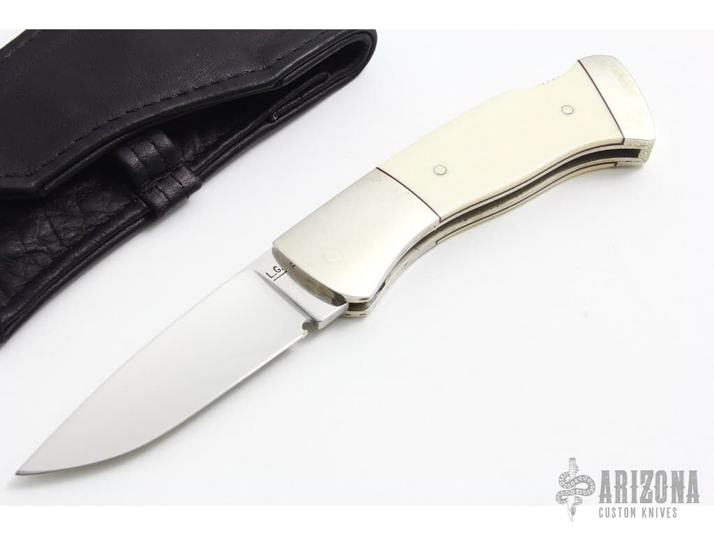 Ivory Lockback by LG Green - Arizona Custom Knives