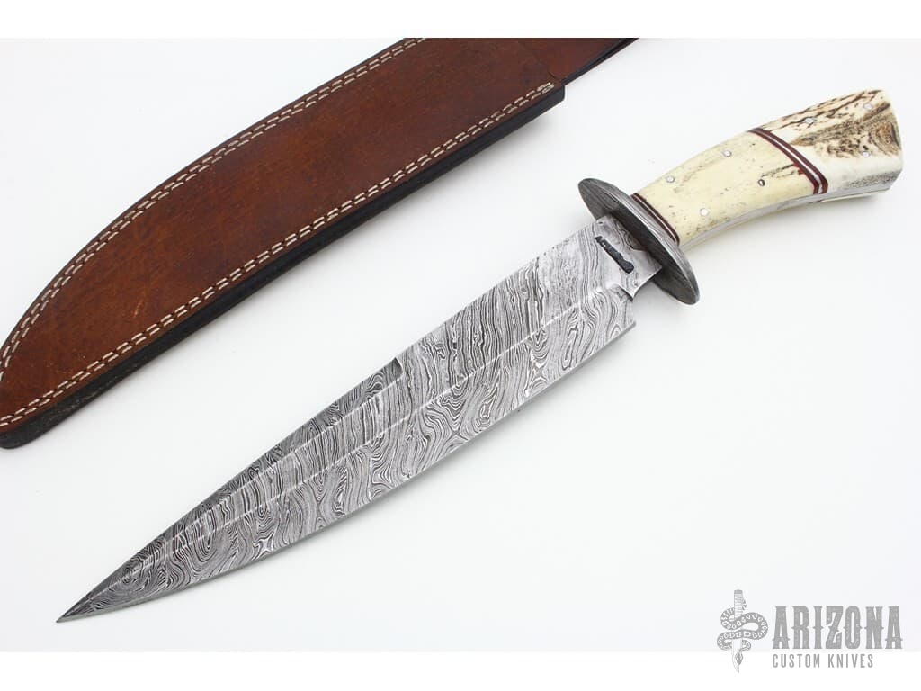 Stag and Bone Spear Point by AC Michaels - Arizona Custom Knives