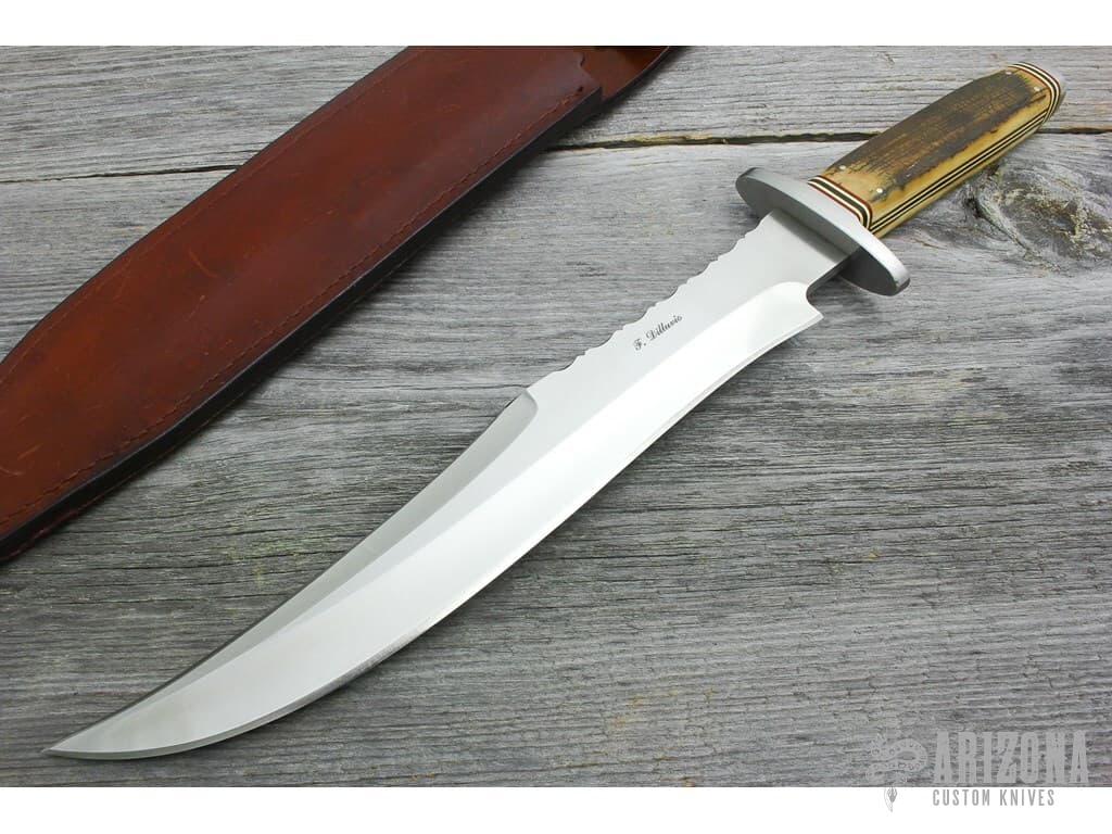Recurve Bowie by Frank Dilluvio Knives - Arizona Custom Knives