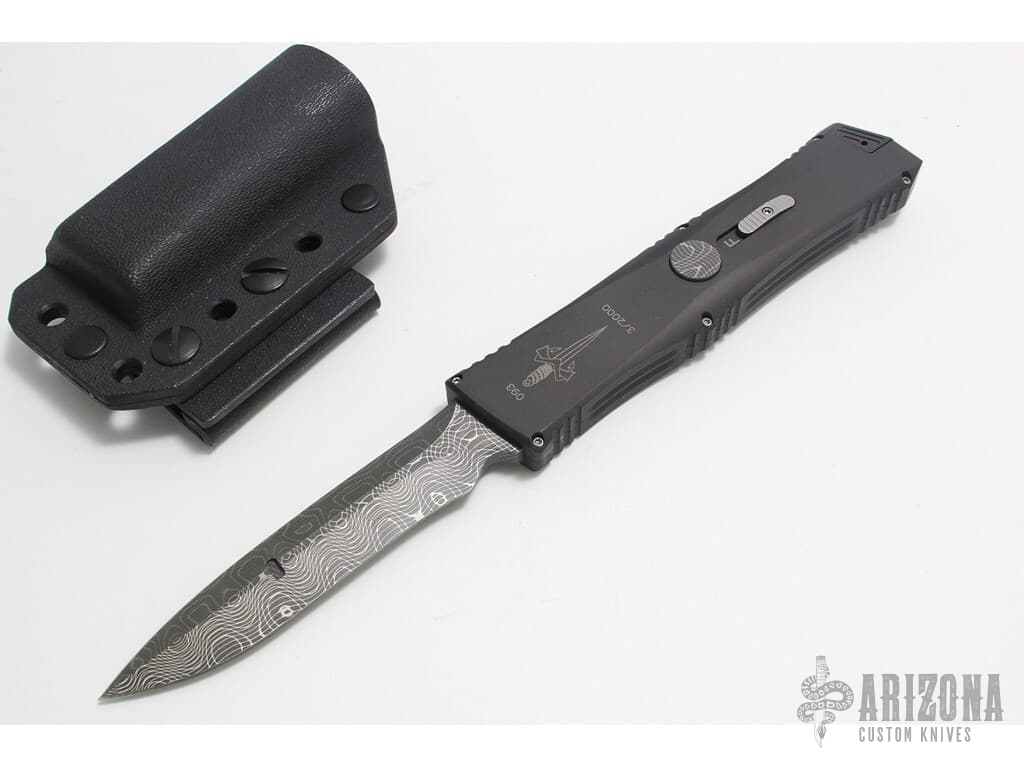 Combat Talon II w/ Damascus Blade #093 by Microtech Knives - Arizona ...