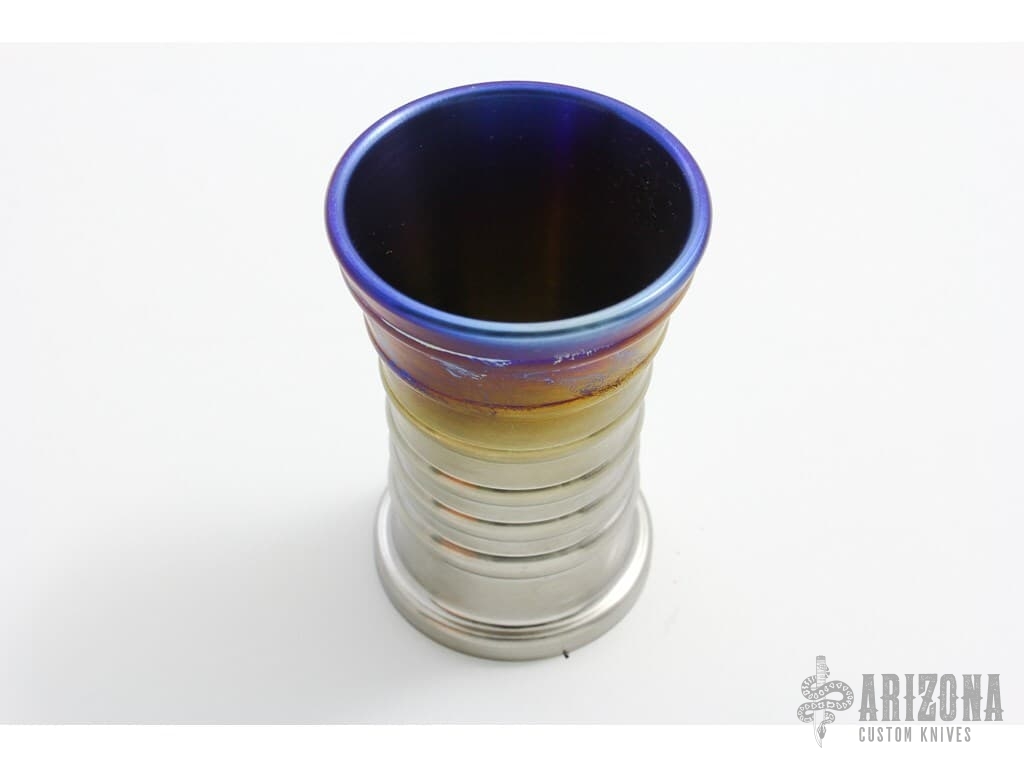 Ti Shot Glass by Dave Reynolds - Arizona Custom Knives