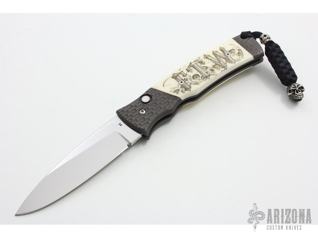 Scrimshaw Auto by Z Custom Knives - Arizona Custom Knives