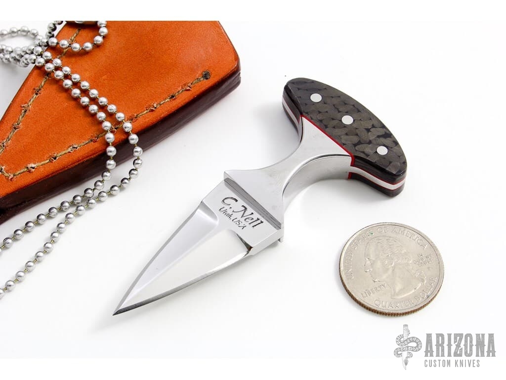 Push Dagger Neck Knife - Arizona Custom Knives