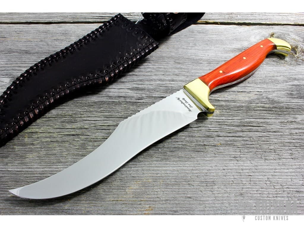 Recurve Bowie by Don Lively Knives - Arizona Custom Knives