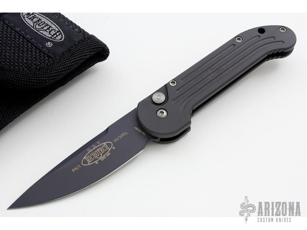 UDT Black Plain #6421 10/2002 by Microtech - Arizona Custom Knives